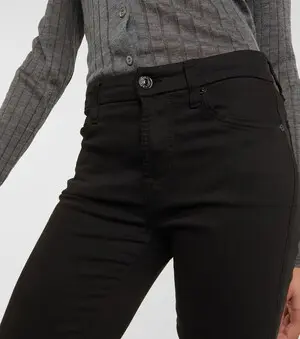 7 For All Mankind High-rise Straight Jeans