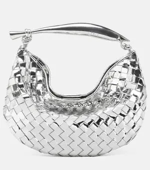 Bottega Veneta Sardine Small Shoulder Bag Silver