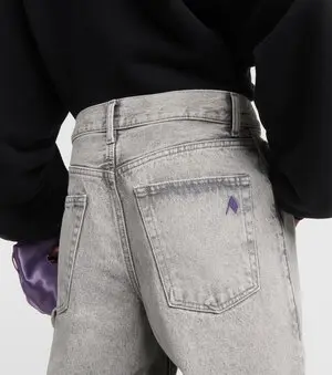 Attico Effie Barrel-leg Jeans - Grey