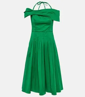 Green Oscar De La Renta Dresses 