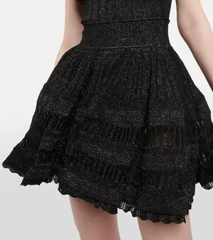 Alaïa Crinoline Wool-blend Mini Dress