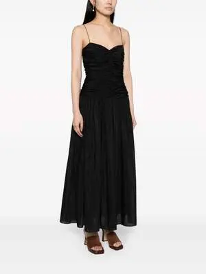 Matteau Drop-waist Gathered Dress