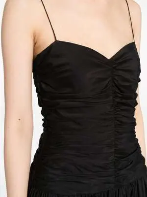 Matteau Drop-waist Gathered Dress