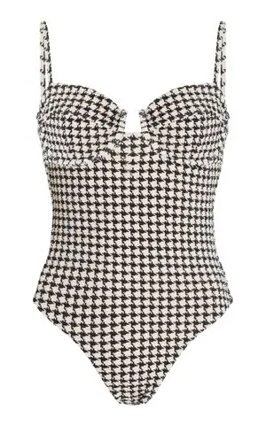 ELCE Escape Bustier One-piece Swimsuit - Print