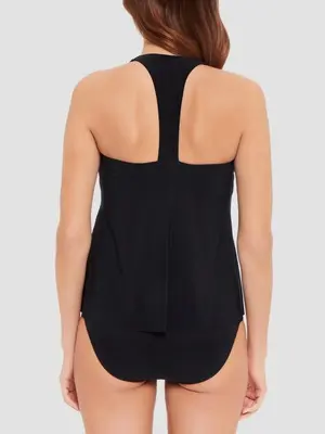 Magicsuit Solids Taylor Draped Tankini Top