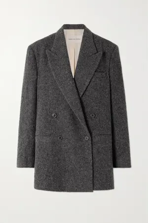 Dries Van Noten Oversized Double-breasted Wool Jacket