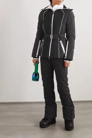 Bogner Polly Belted Quilted Padded Ski Jacket