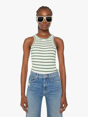 MOTHER The Chins Ups Body Suit High Road Stripe Shirt