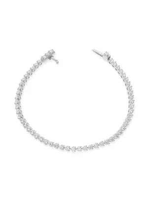 ALINKA 18kt White Gold Diamond Bracelet - Silver