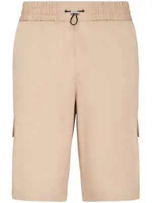 Philipp Plein Toggle-fastened Cargo Shorts - Neutrals