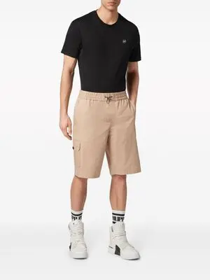 Philipp Plein Toggle-fastened Cargo Shorts - Neutrals