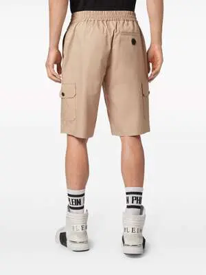 Philipp Plein Toggle-fastened Cargo Shorts - Neutrals