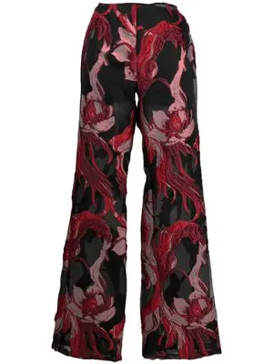 Alberta Ferretti Straight Leg Pants For Women