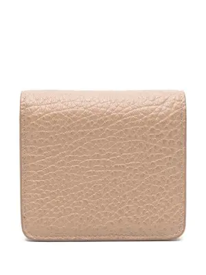MAISON MARGIELA Logo-embroidered Wallet-on-chain - Neutrals