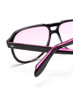 CUTLER & GROSS 9782 Navigator-frame Sunglasses - Pink
