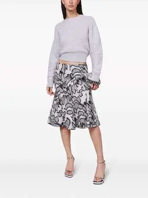 Stella McCartney Sequin-embellished Wool-blend Jumper - Grey