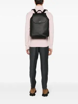 SERAPIAN Day Grained-leather Backpack