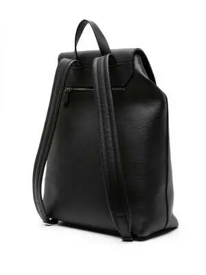SERAPIAN Day Grained-leather Backpack
