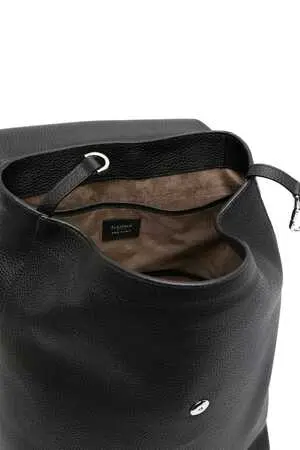SERAPIAN Day Grained-leather Backpack