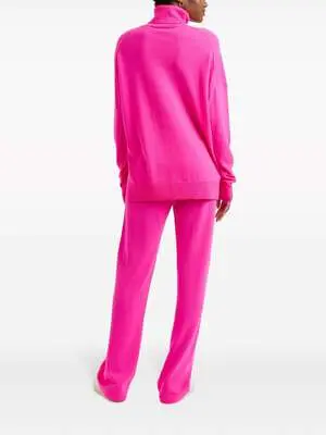 Chinti & Parker Roll-neck Wool Blend Jumper - Pink