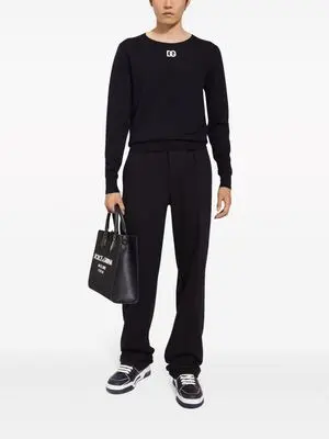 Dolce & Gabbana Pressed-crease Drawstring-waist Track Pants