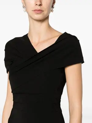Co Grecian Asymmetric Maxi Dress