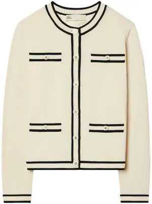 Tory Burch Round Neck Cardigans For Women