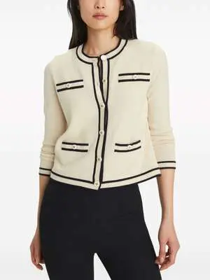 Tory Burch Kendra Cardigan - Neutrals