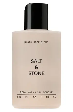 SALT & STONE Black Rose & Oud Body Wash - Travel