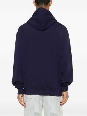 ICECREAM Cones And Bones Cotton Hoodie - Blue