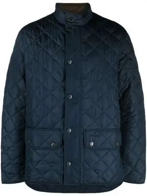 Barbour Button-up Quilted Jacket - Blue