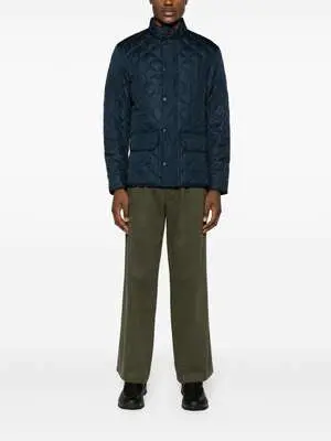Barbour Button-up Quilted Jacket - Blue
