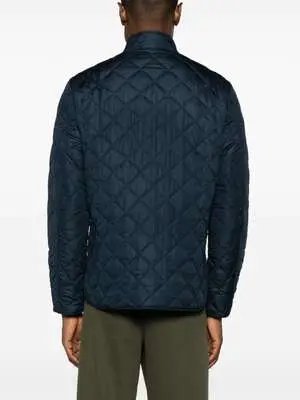 Barbour Button-up Quilted Jacket - Blue