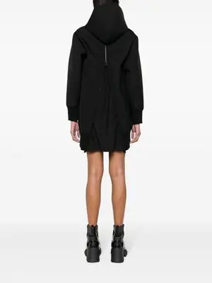 Sacai Layered Cotton Sweatshirt - Black
