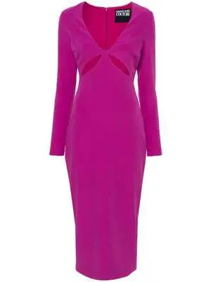 Versace V Neck Cocktail Dresses