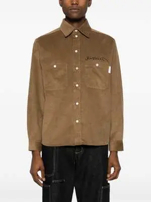 RASSVET Lady Luck Logo-embroidered Corduroy Shirt