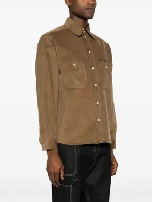 RASSVET Lady Luck Logo-embroidered Corduroy Shirt