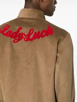 RASSVET Lady Luck Logo-embroidered Corduroy Shirt