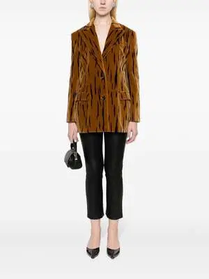 Stouls Cropped Leather Trousers