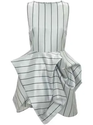 JW Anderson Sleeveless Peplum Minidress - Grey