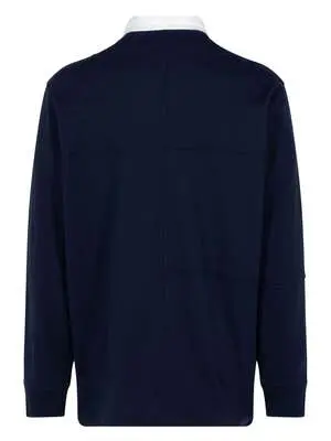 PALACE X Polo Ralph Lauren Pieced Rugby Shirt - Blue | Editorialist