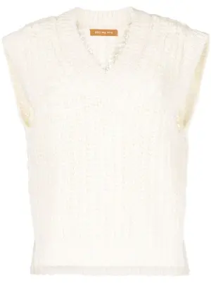 REJINA PYO Dan Ribbed-knit Wool Top