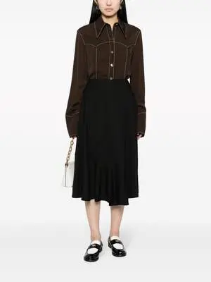 B+AB Panelled High-waisted Skirt