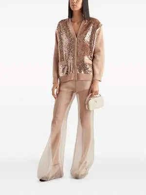 Prada Sequin-embellished Cardigan