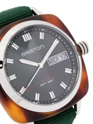 BRISTON Clubmaster Sport Hms Date 42mm - Green