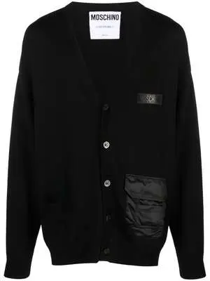 Moschino Logo Cardigans For Men