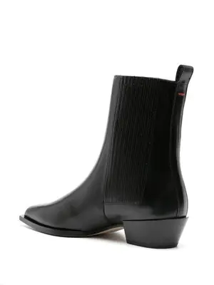 AeydĒ Belinda Leather Ankle Boots