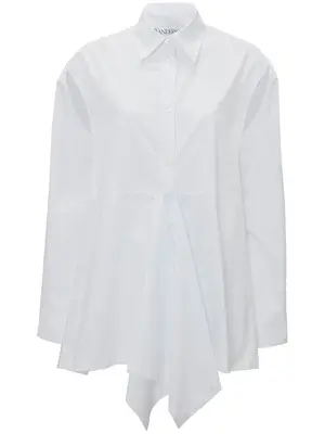 JW Anderson Draped Peplum Shirt - White
