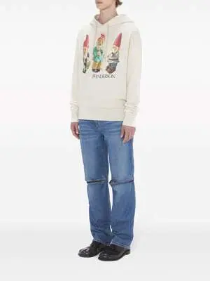 JW Anderson Gnome Trio Cotton Hoodie