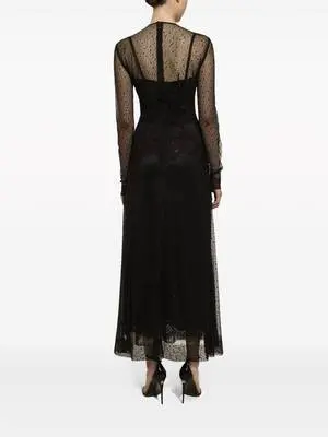 Dolce & Gabbana Maxi Strass-embellished A-line Dress